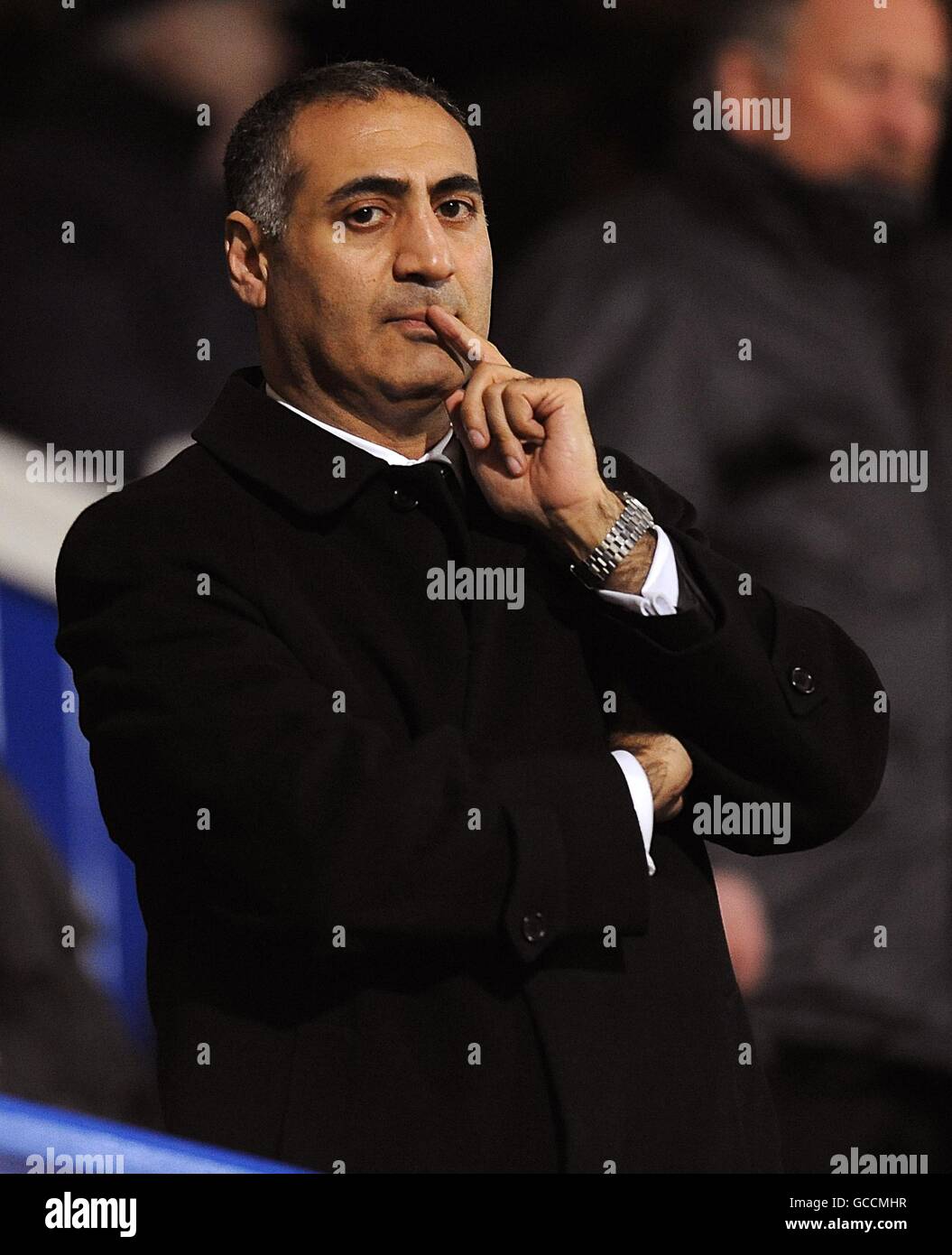 Porsmouth executive director mark jacob in the stands hi-res stock ...