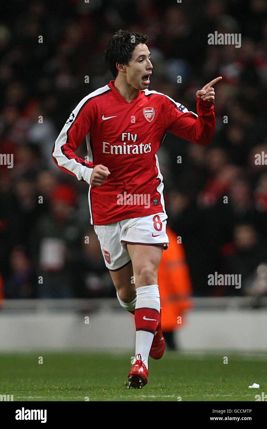 Samir nasri arsenal champions league hi-res stock photography and ...