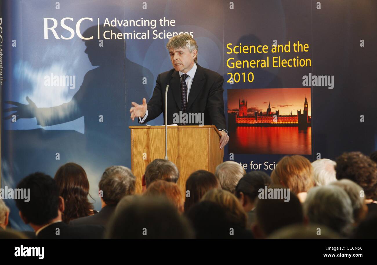 Science and the General Election debate Stock Photo - Alamy