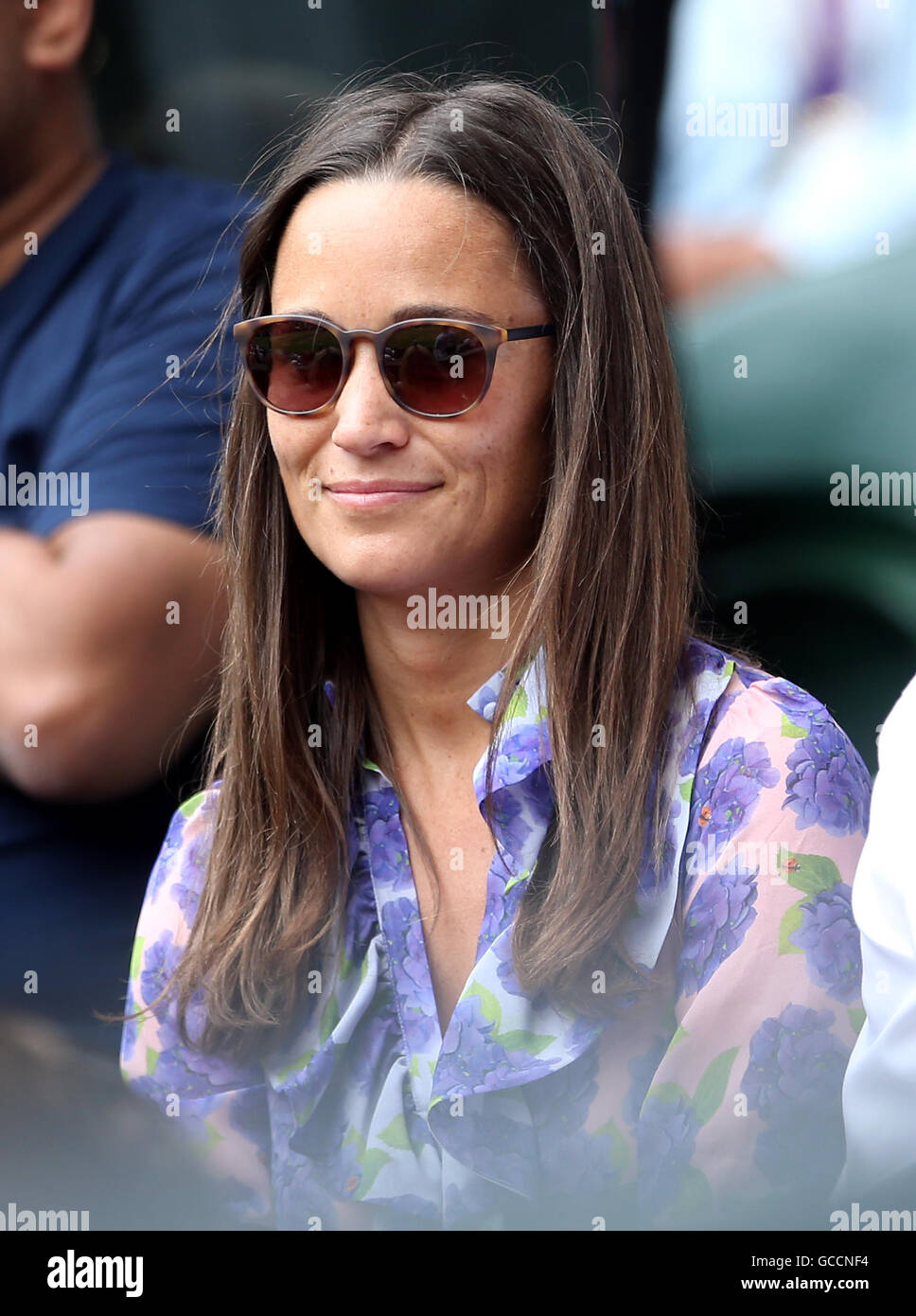 Pippa Middleton on day eleven of the Wimbledon Championships at the All ...