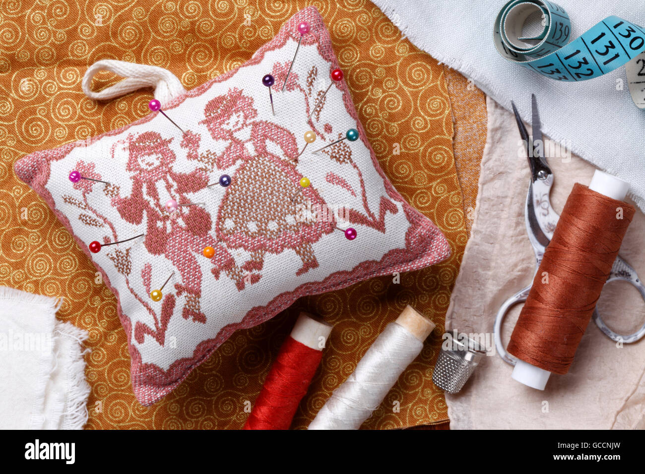 Needlework equipment hi-res stock photography and images - Alamy