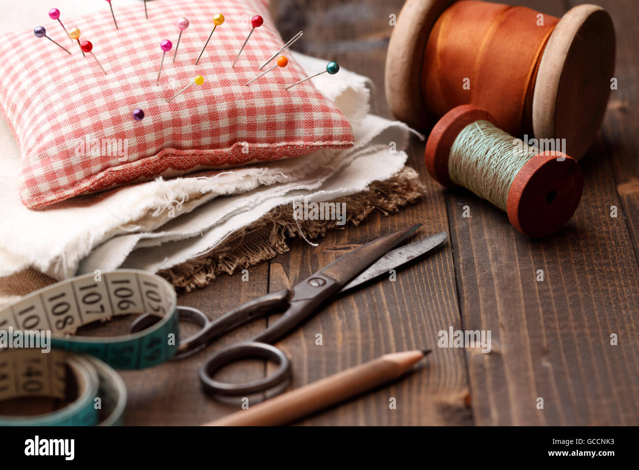 Needlework threads hi-res stock photography and images - Alamy