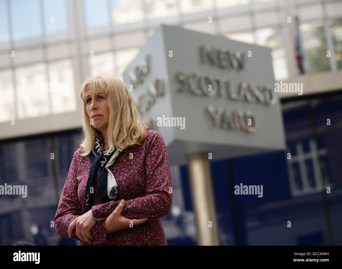Pc Elizabeth Kenworthy outside New Scotland Yard, London where she ...