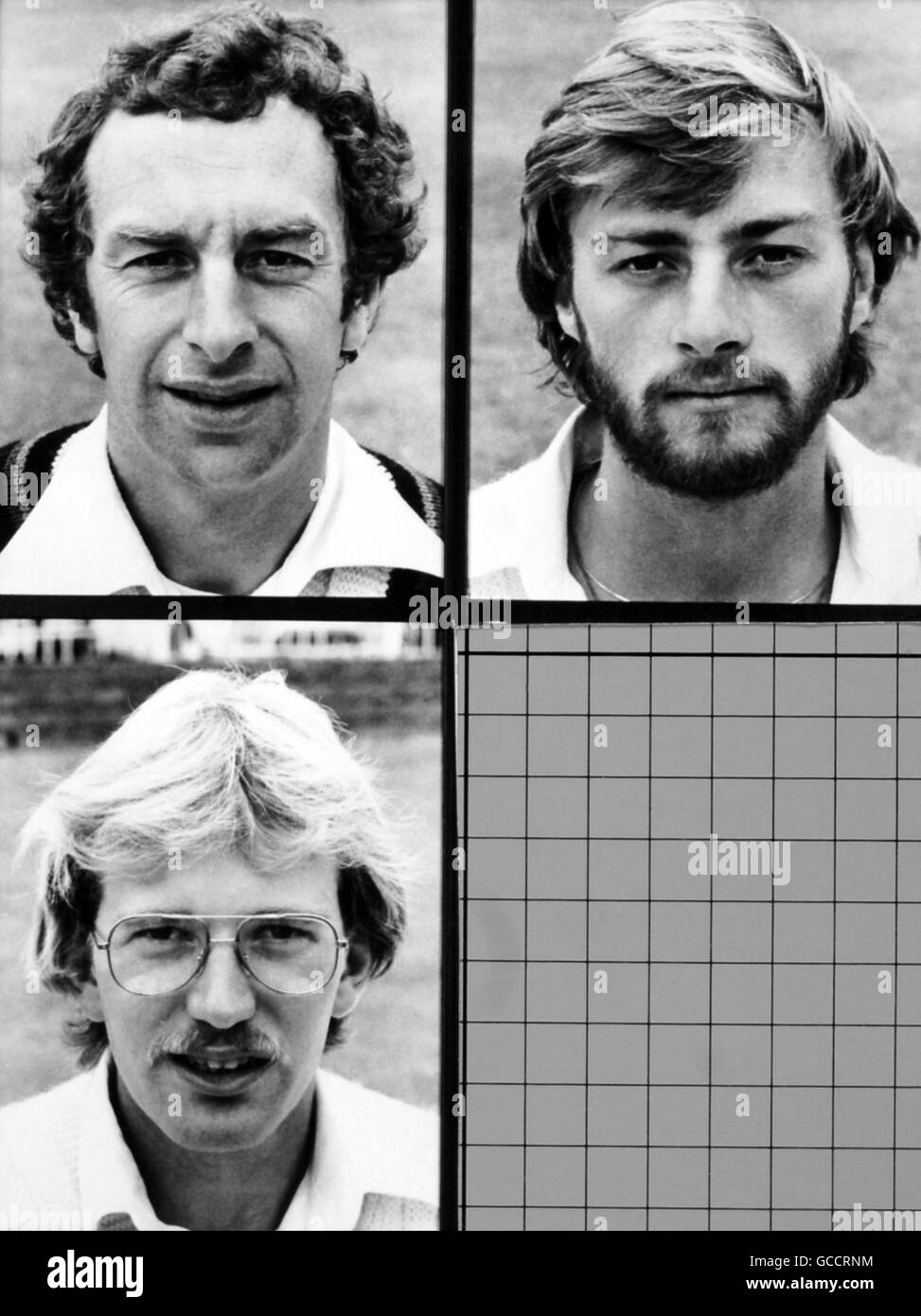 Cricket - Lancashire County Cricket Club - 1981 - Portraits. Members of ...