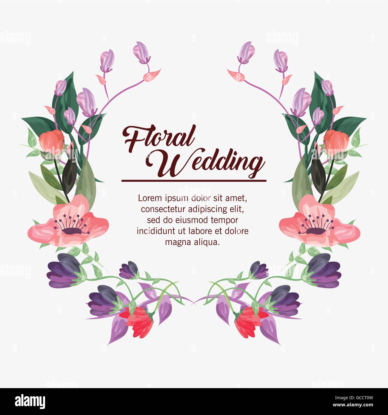 Drawing flower icon. Floral wedding design. Vector graphic Stock Vector ...