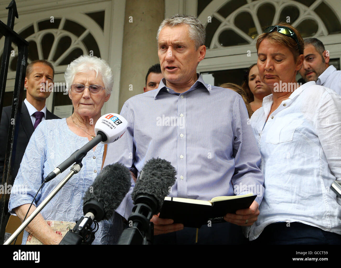 Maureen Lock (left) widow of Donald Lock and her daughter-in-law Ali ...