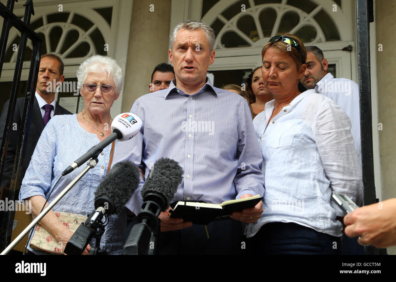Maureen Lock (left) widow of Donald Lock and her daughter-in-law Ali ...