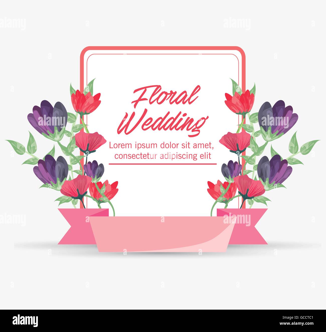 Drawing flower icon. Floral wedding design. Vector graphic Stock Vector ...