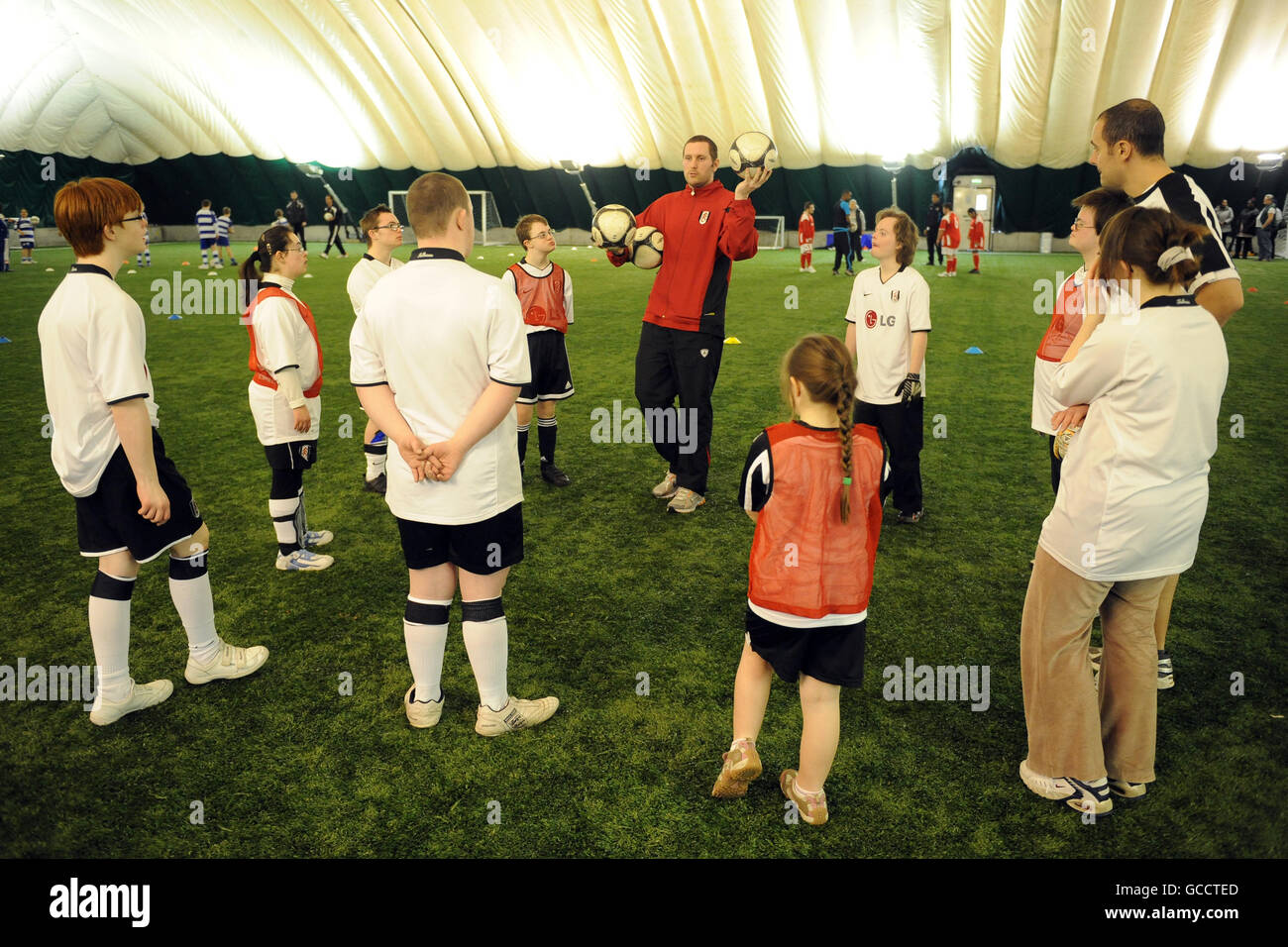 Soccer - First Ever Down's Syndrome Football Tournament - Motspur Park ...