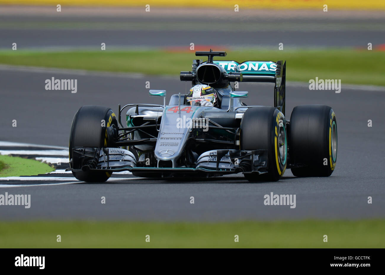 Mercedes' Lewis Hamilton during Practice Day for the 2016 British Grand ...
