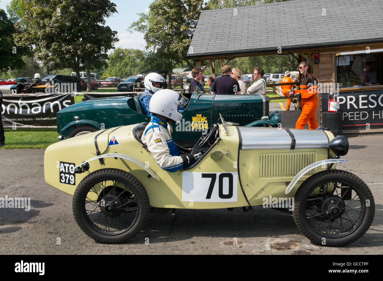 Daniel Hunter in a 1934 Austin Ulster Sports at the VSCC event at ...