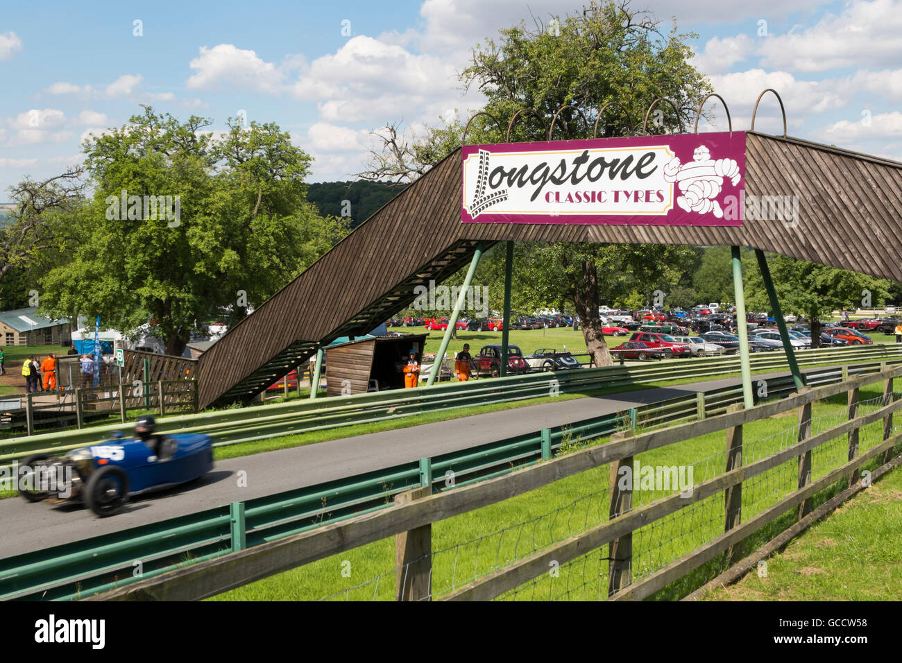 Sue Darbyshire in a 1929 Morgan Super Aero racing up the hill at the ...