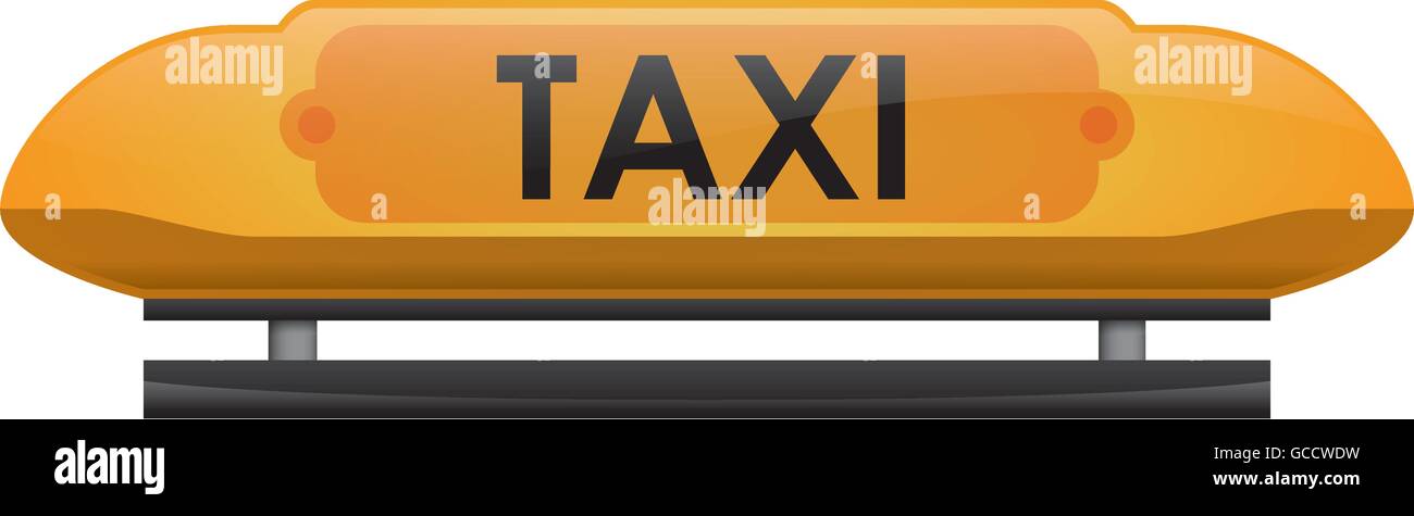 Taxi text icon. Public service. Vector graphic Stock Vector Image & Art ...