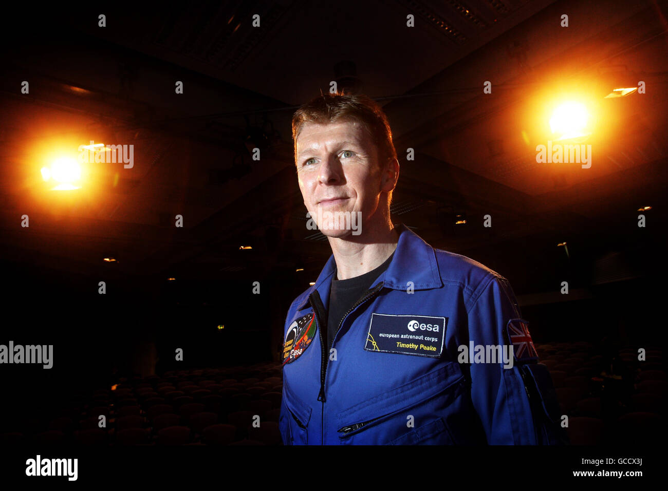 British astronaut Major Timothy Peake at the launch of the new ...