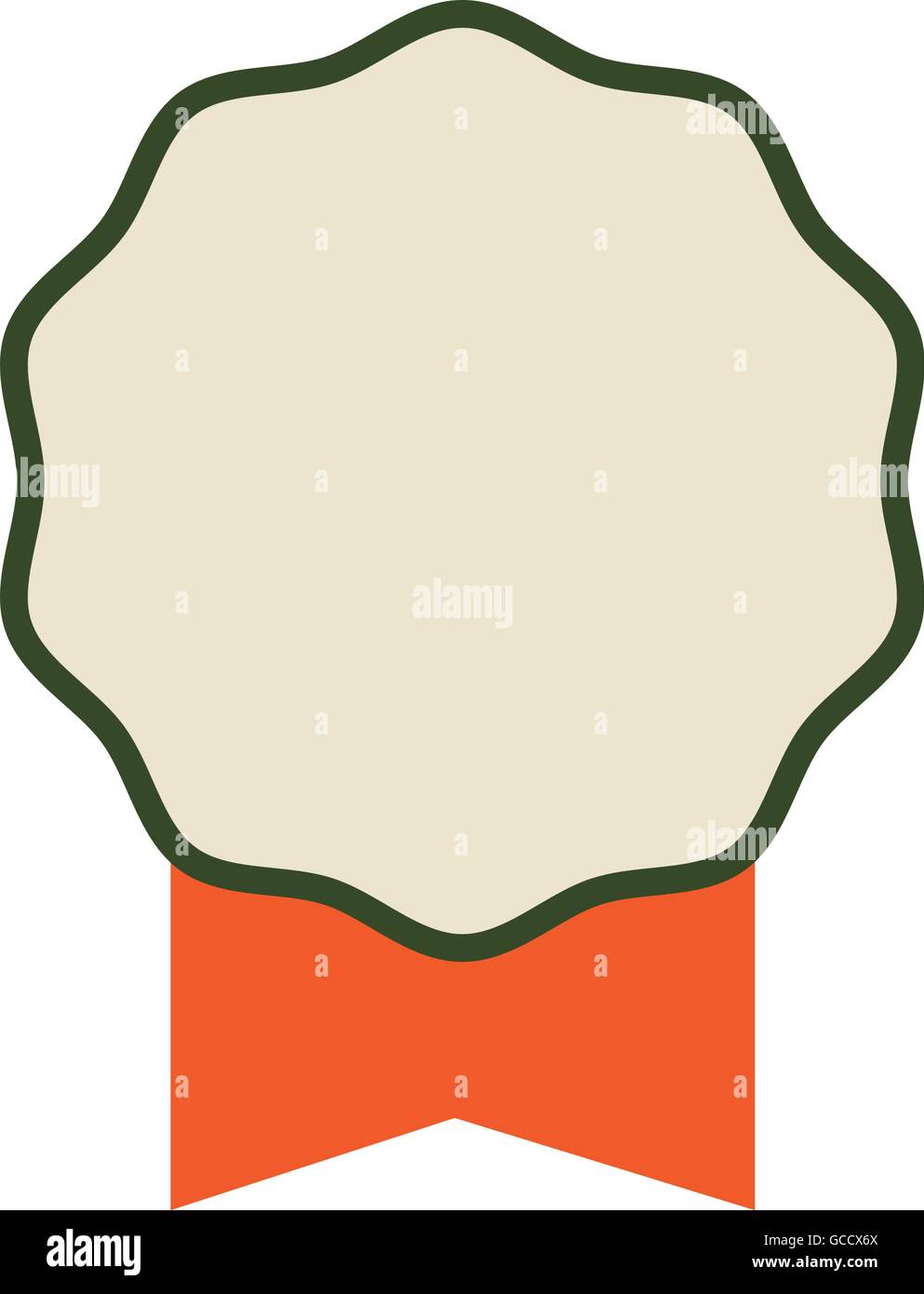Seal stamp and ribbon icon. Label concept. Vector graphic Stock Vector ...