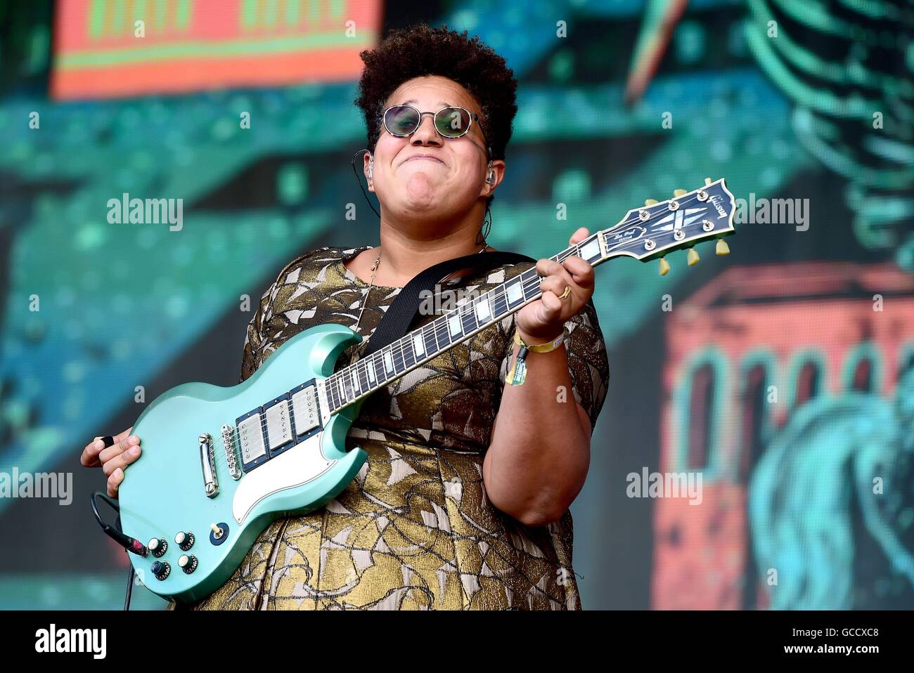 Brittany Howard of Alabama Shakes performing at the British Summer Time ...