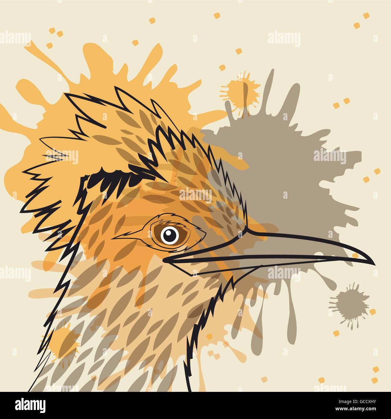 Unusual bird image Stock Vector Images - Alamy