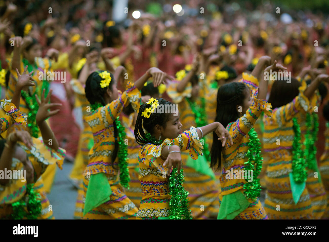 Traditional Dance Girls at the Thingyan Water Festival at the Myanmar ...