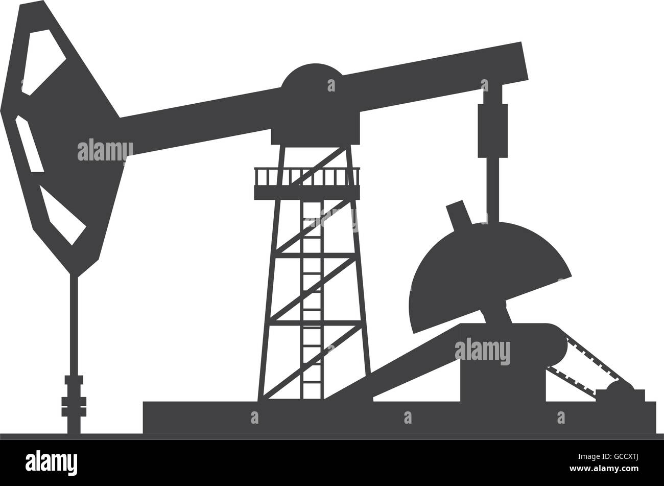 Oil pump icon. Oil industry concept. Vector graphic Stock Vector Image ...
