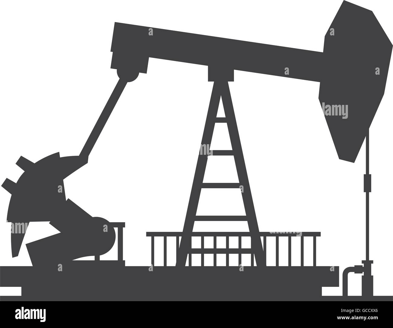 Oil pump icon. Oil industry concept. Vector graphic Stock Vector Image ...