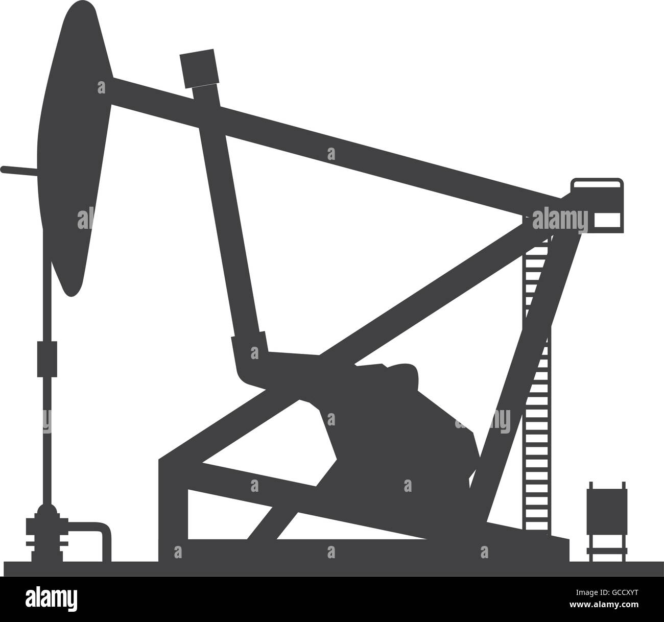 Oil pump icon. Oil industry concept. Vector graphic Stock Vector Image ...