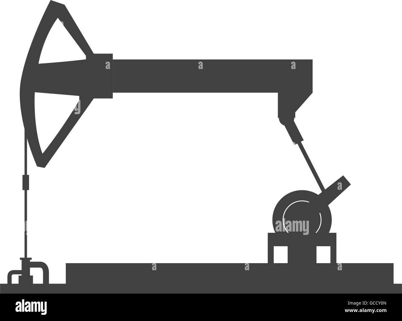Oil pump icon. Oil industry concept. Vector graphic Stock Vector Image ...