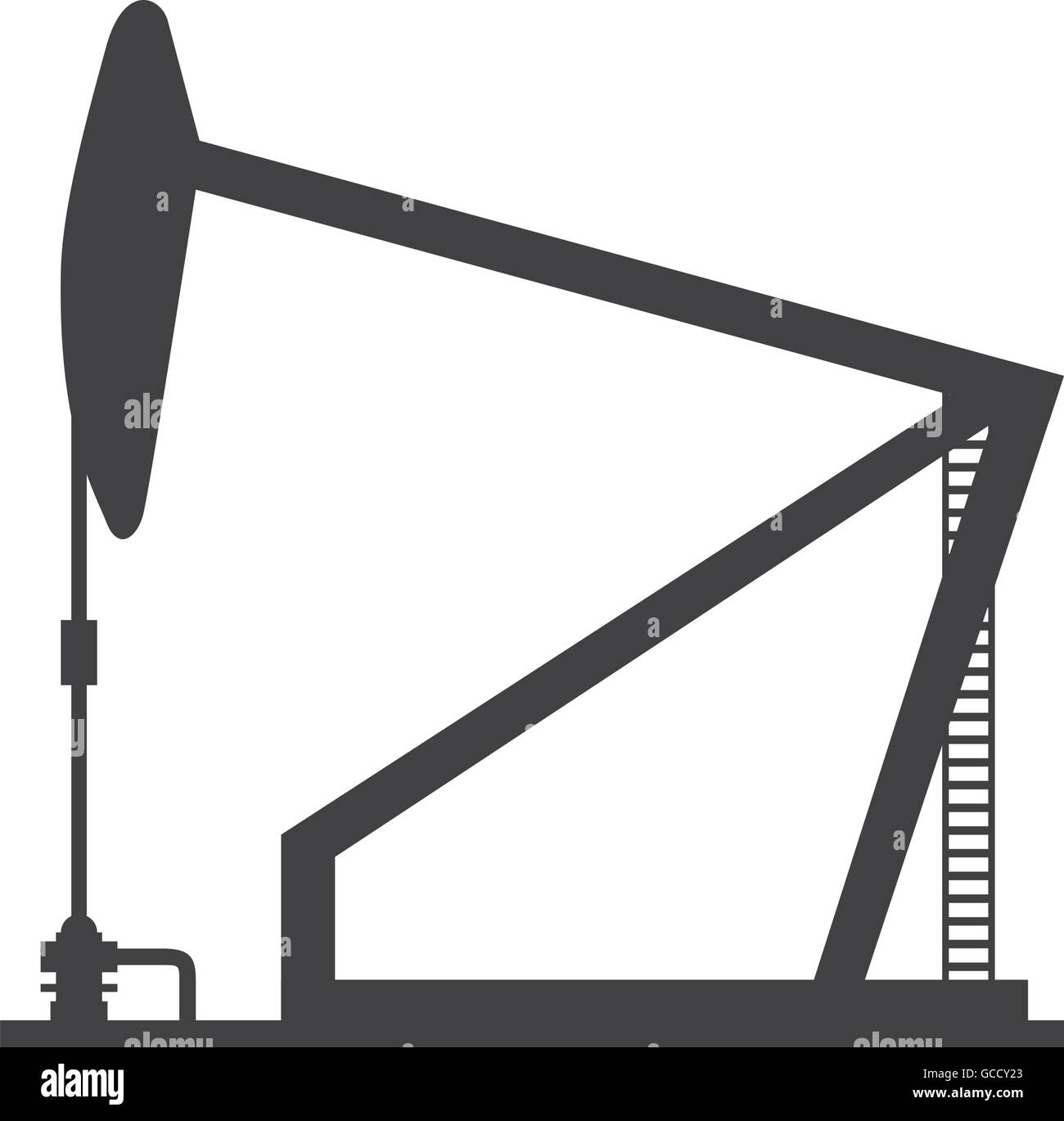 Oil pump icon. Oil industry concept. Vector graphic Stock Vector Image ...