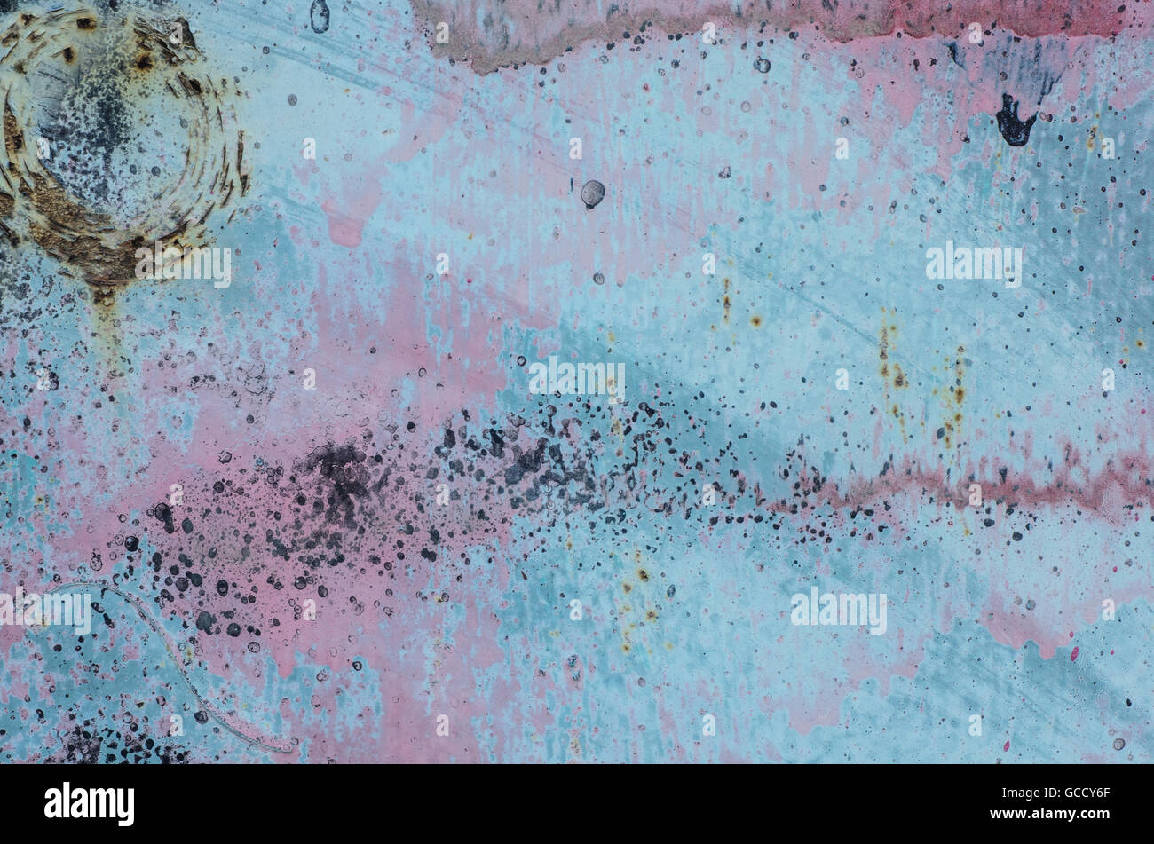 multicolored painted metal background texture Stock Photo - Alamy