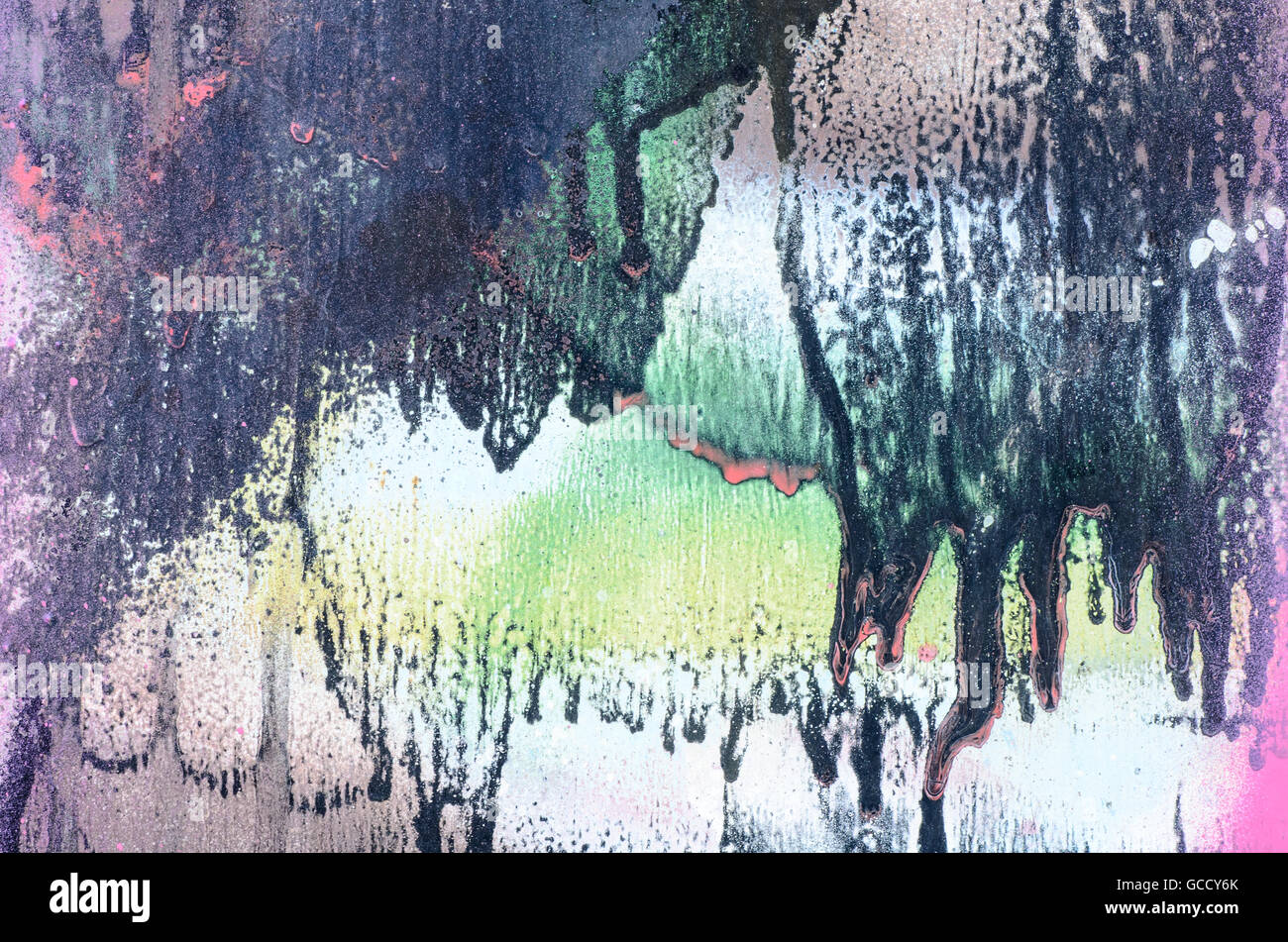 multicolored painted metal background texture Stock Photo - Alamy