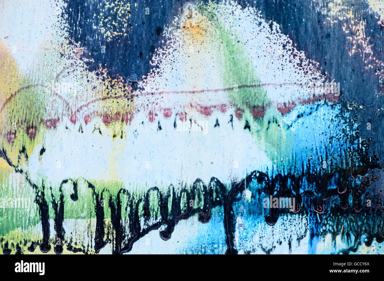 multicolored painted metal background texture Stock Photo - Alamy