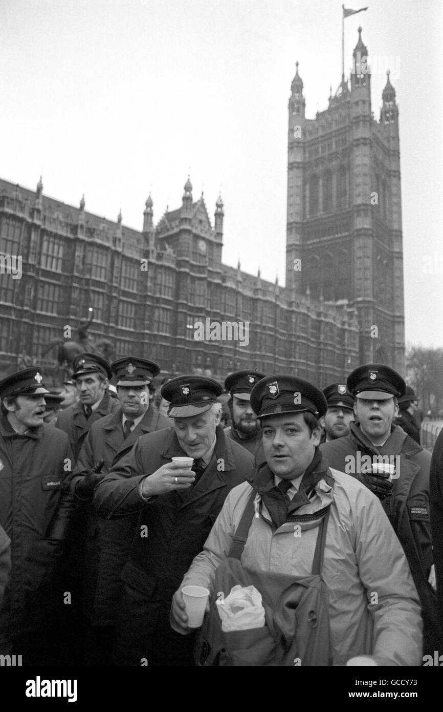 Winter of discontent Black and White Stock Photos & Images - Alamy