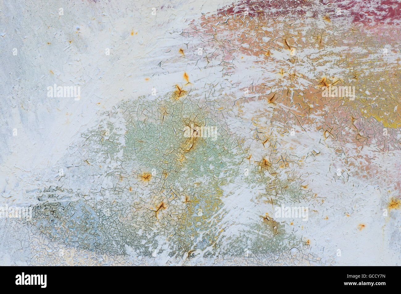 multicolored painted metal background texture Stock Photo - Alamy