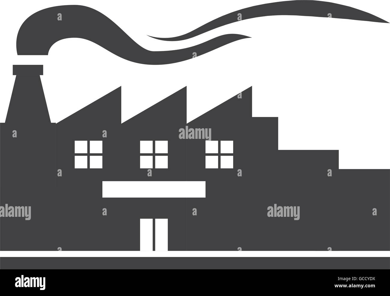 Plant building icon. Industry design. Vector graphic Stock Vector Image ...