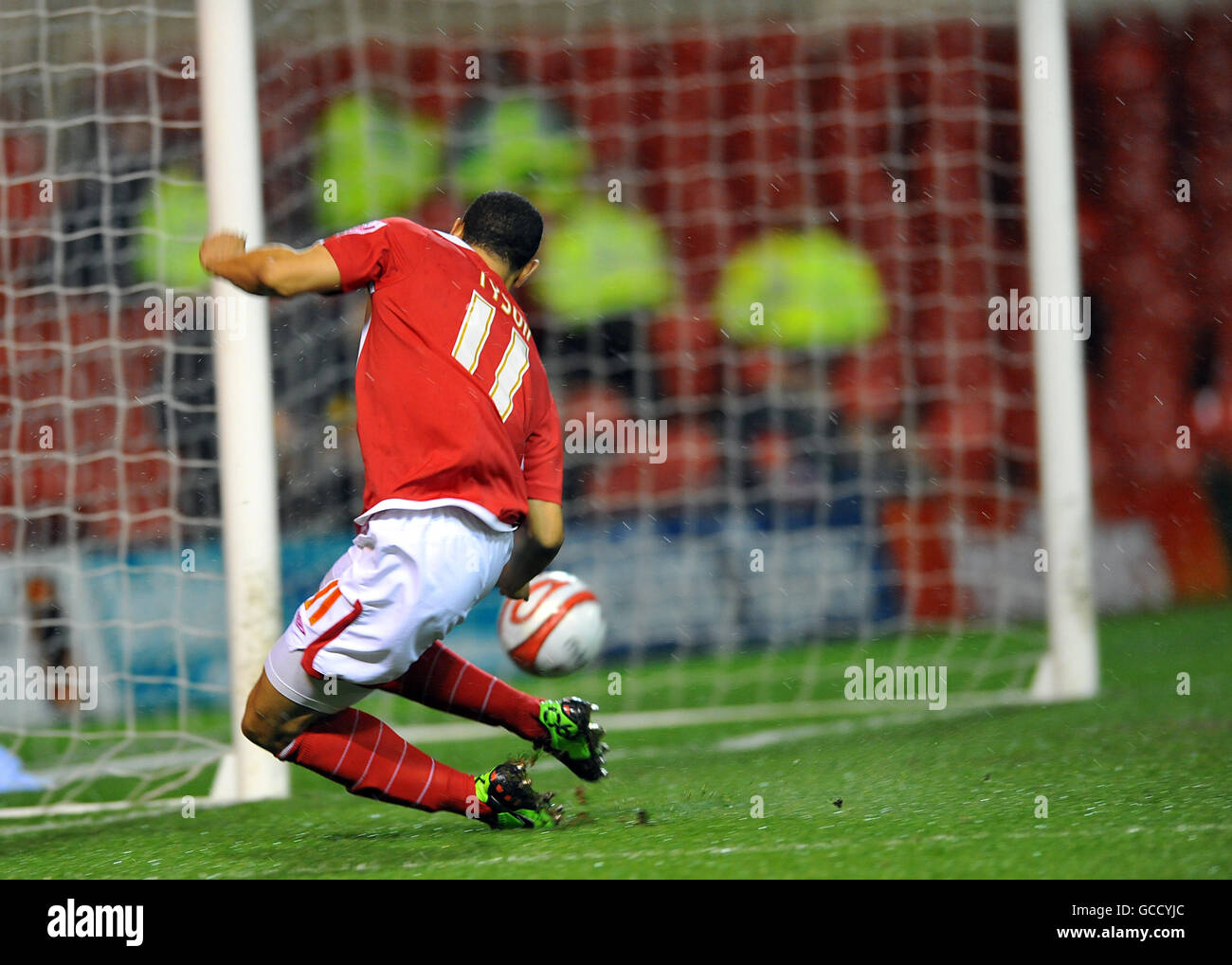 Nottingham Forest's Nathan Tyson scores his sides second goal of the ...