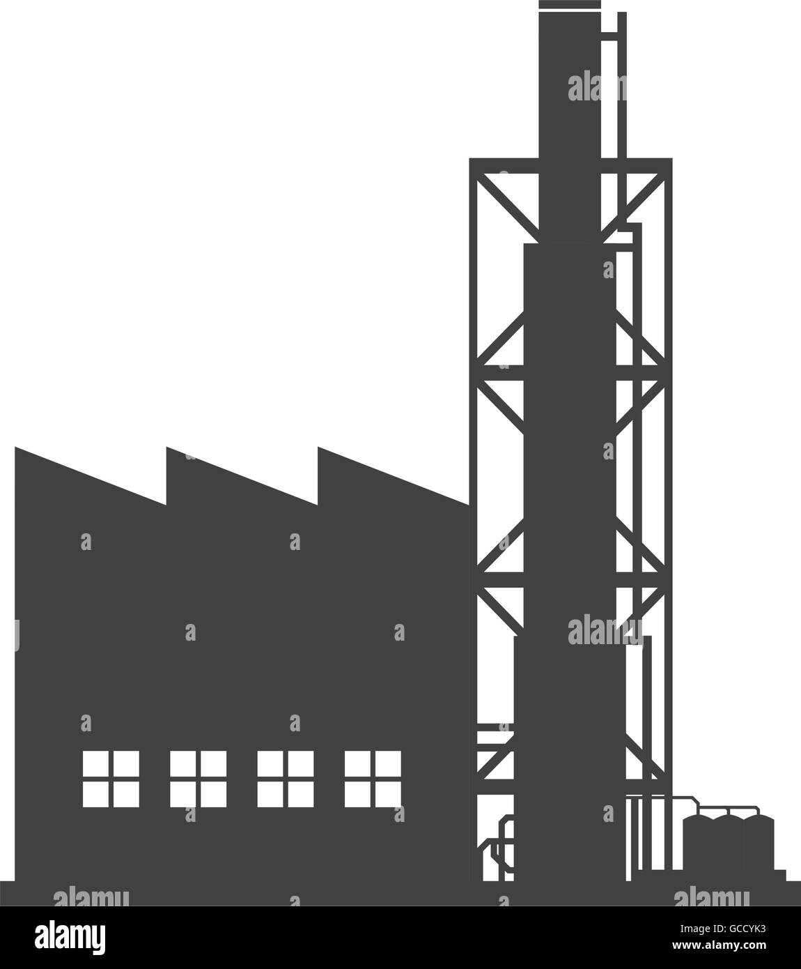 Plant building icon. Industry design. Vector graphic Stock Vector Image ...