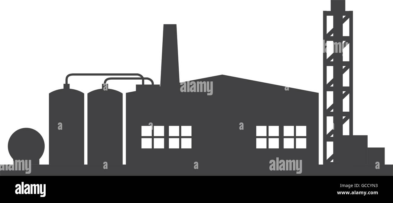 Plant building icon. Industry design. Vector graphic Stock Vector Image ...