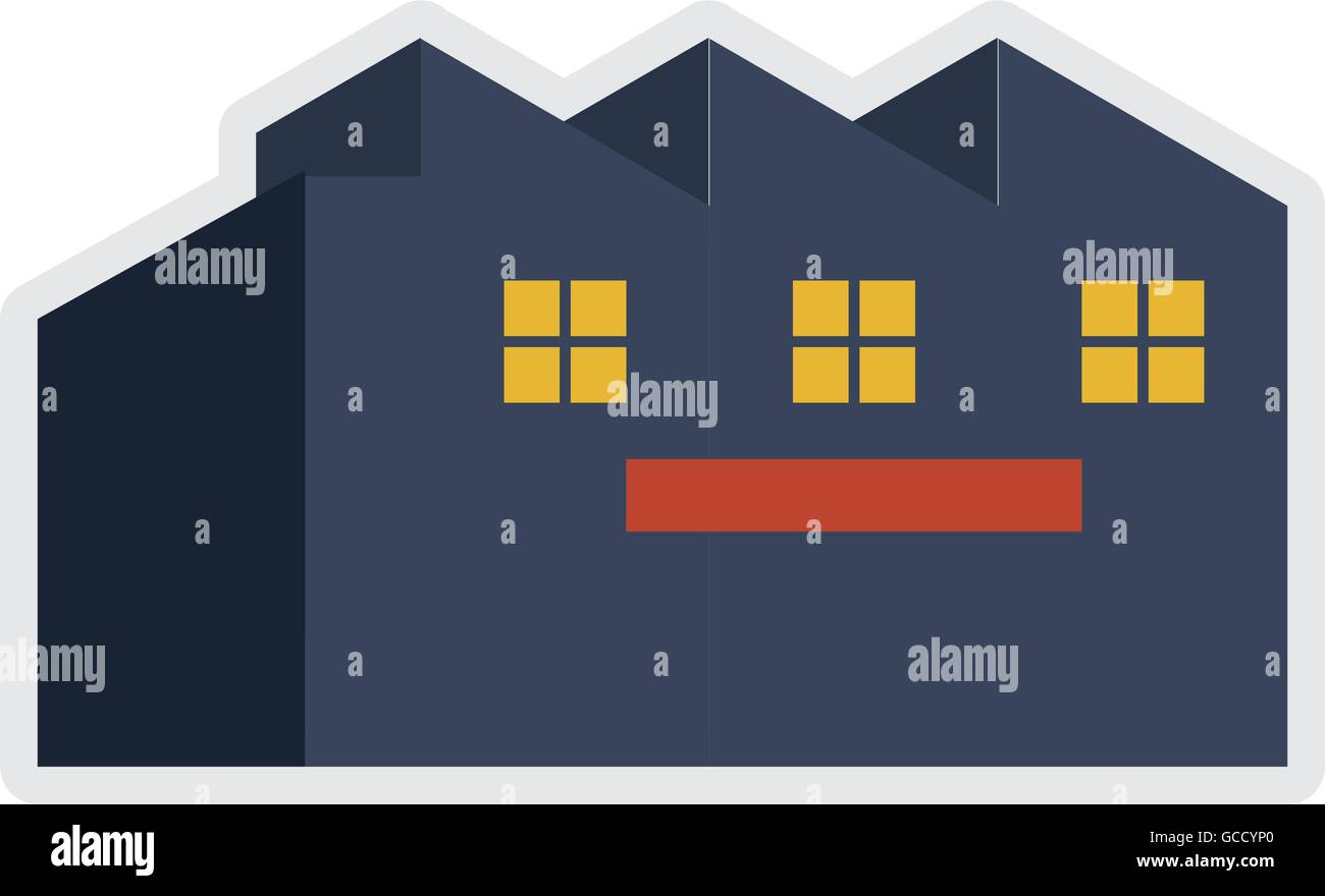 Plant building icon. Industry design. Vector graphic Stock Vector Image ...