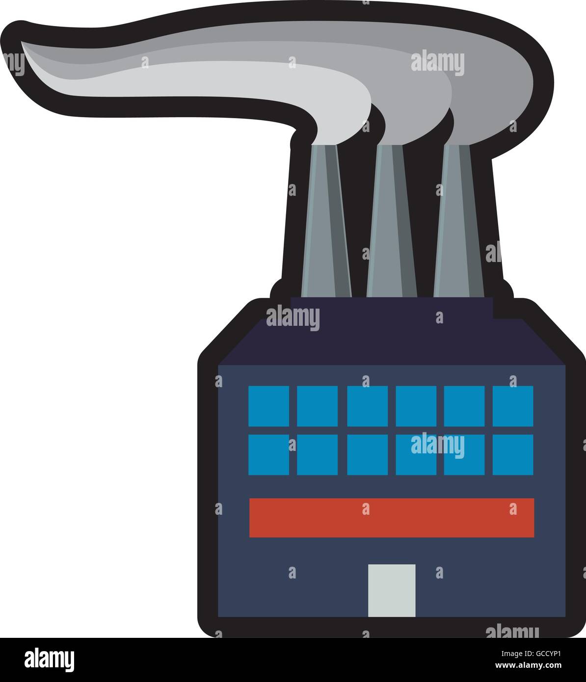 Plant building icon. Industry design. Vector graphic Stock Vector Image ...