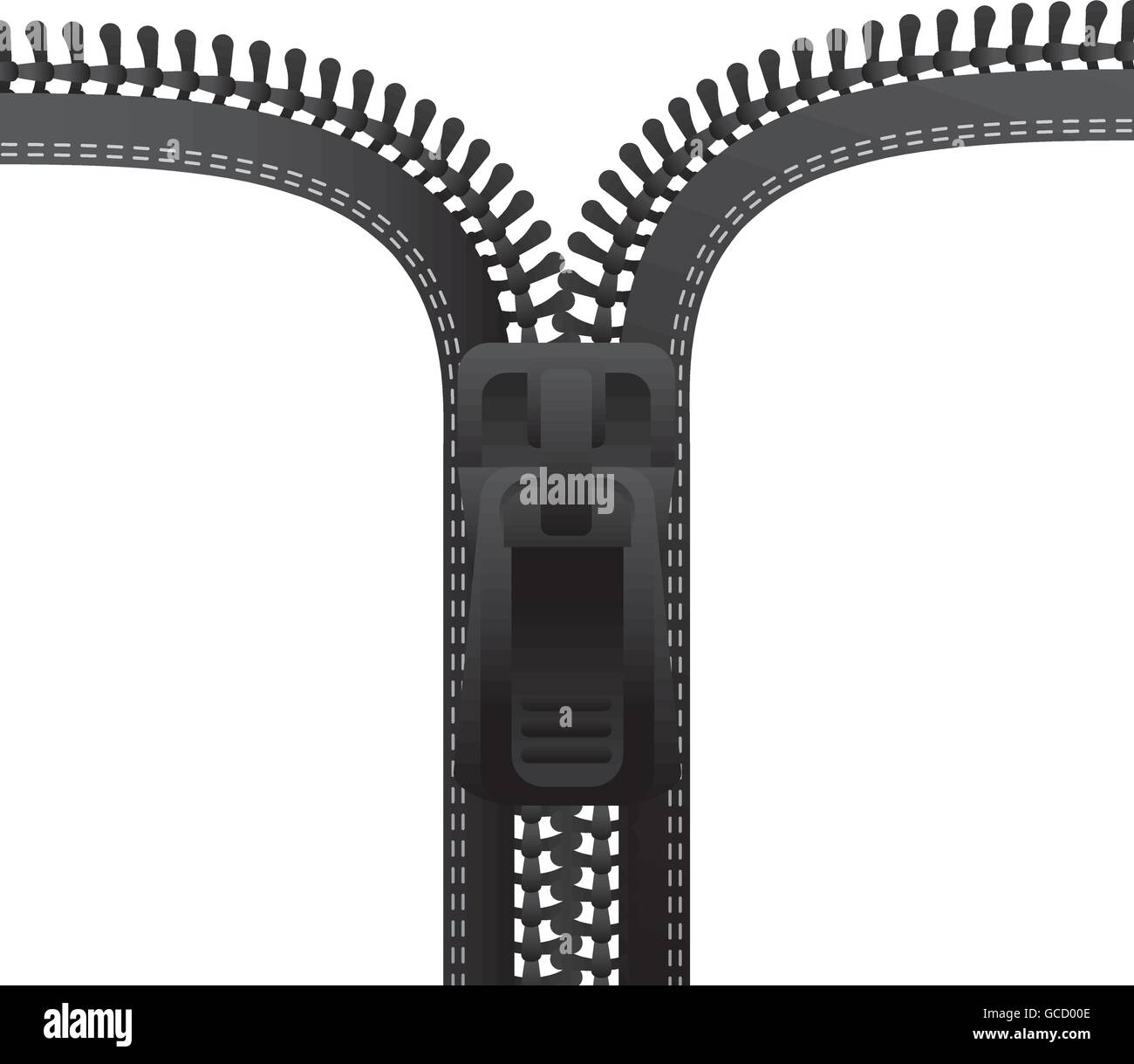 Zip icon. Cloth and tailor design. Vector graphic Stock Vector Image ...