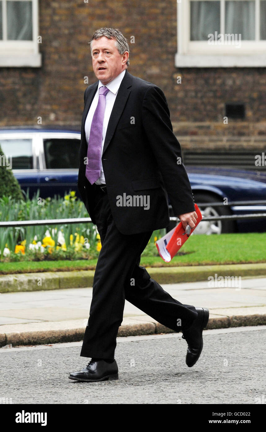 Secretary of State for Local Government, John Denham, arrives at 10 ...