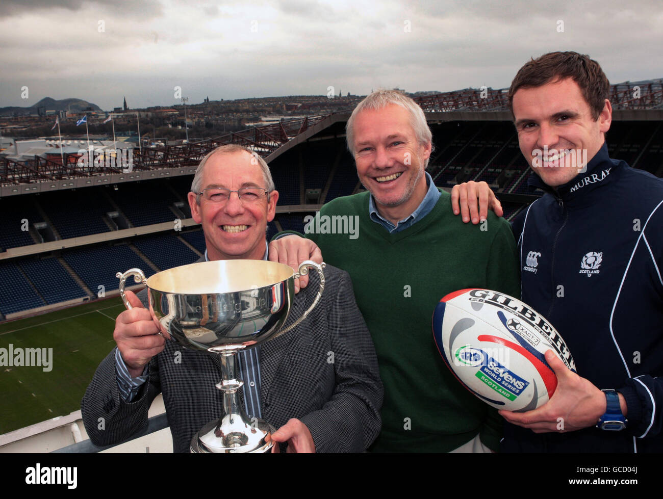 Rugby Union - IRB World Sevens Series Launch - Murrayfield Stock Photo ...