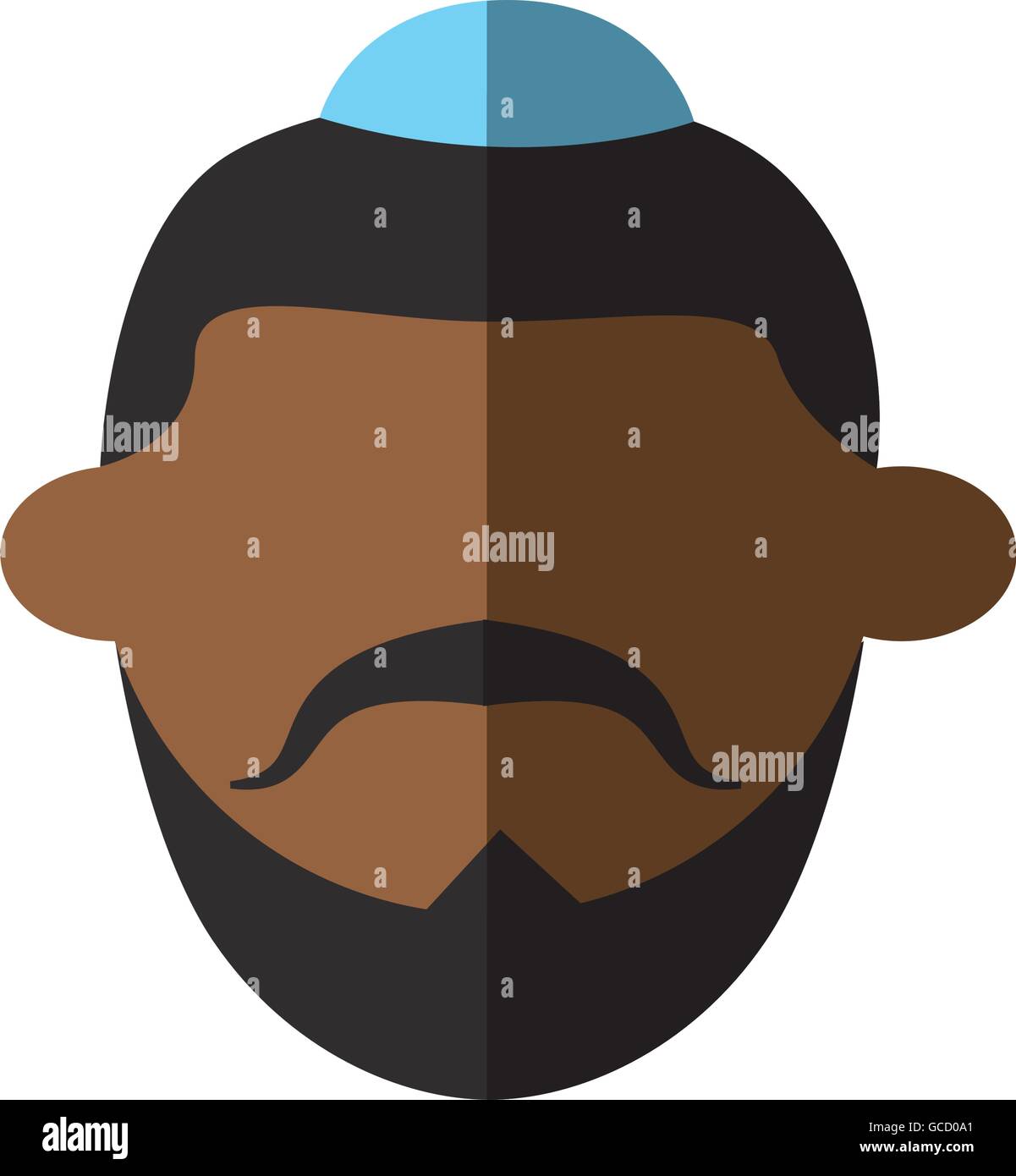 Man cartoon icon. Israel culture design. Vector graphic Stock Vector ...