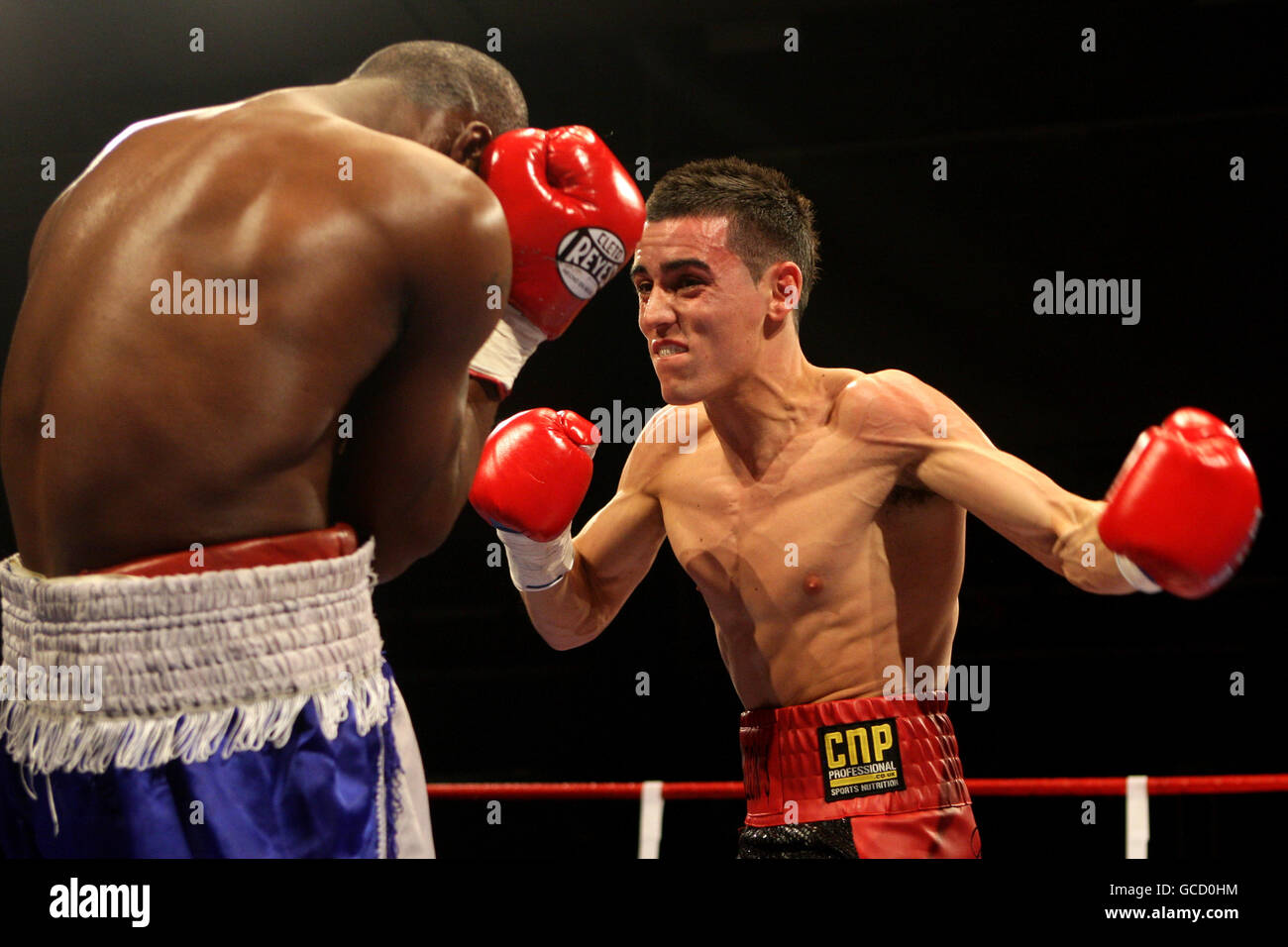 Anthony Crolla (right) and Jason Nesbitt during their Super ...