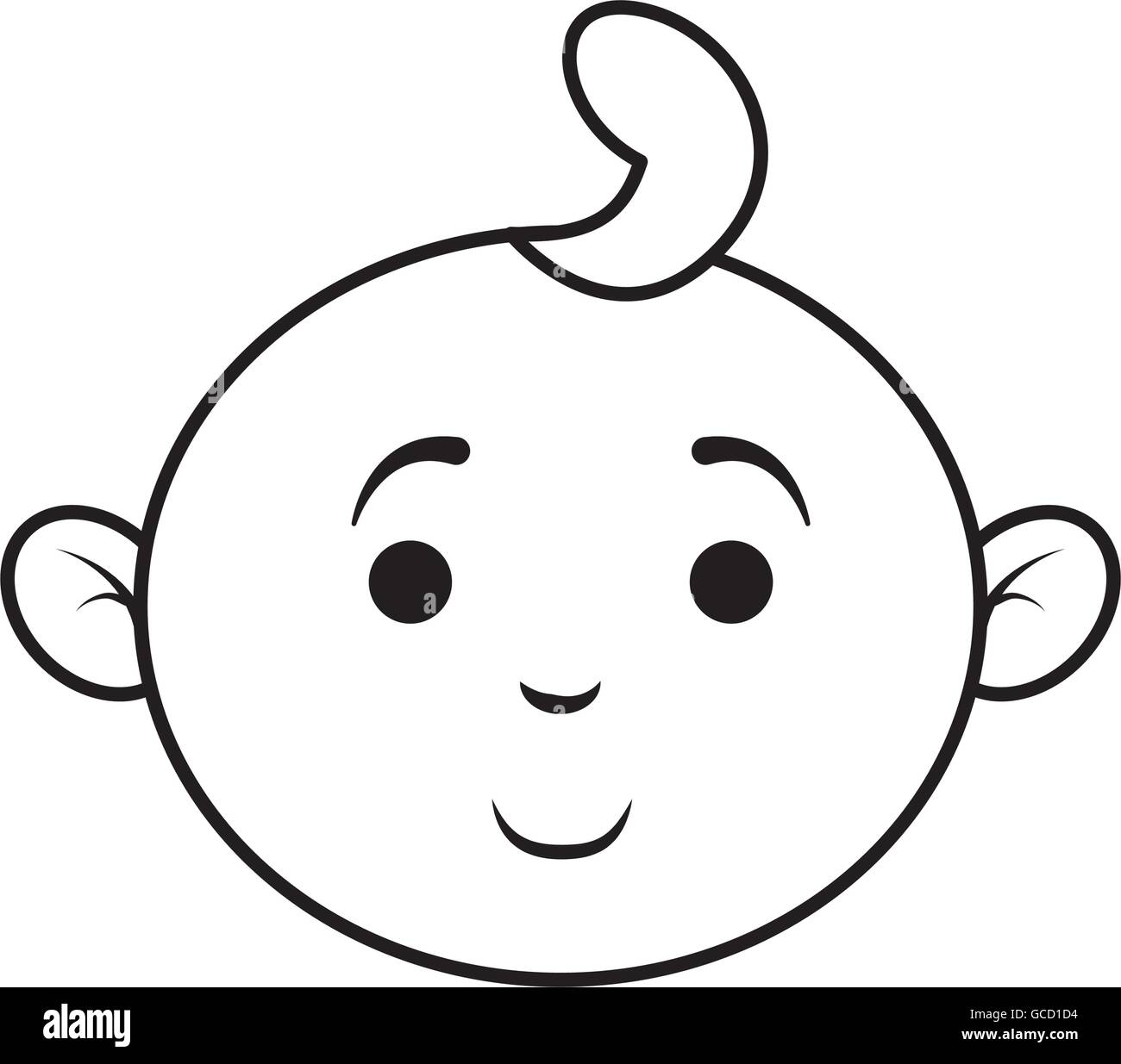 Boy cartoon icon. Baby concept. Vector graphic Stock Vector Image & Art ...