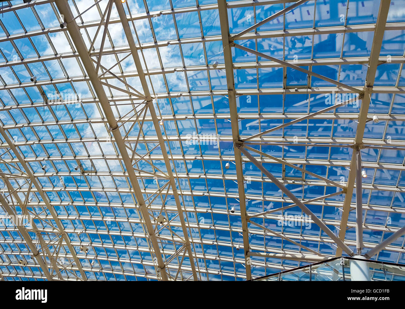 Skylight window - abstract architectural background Stock Photo - Alamy