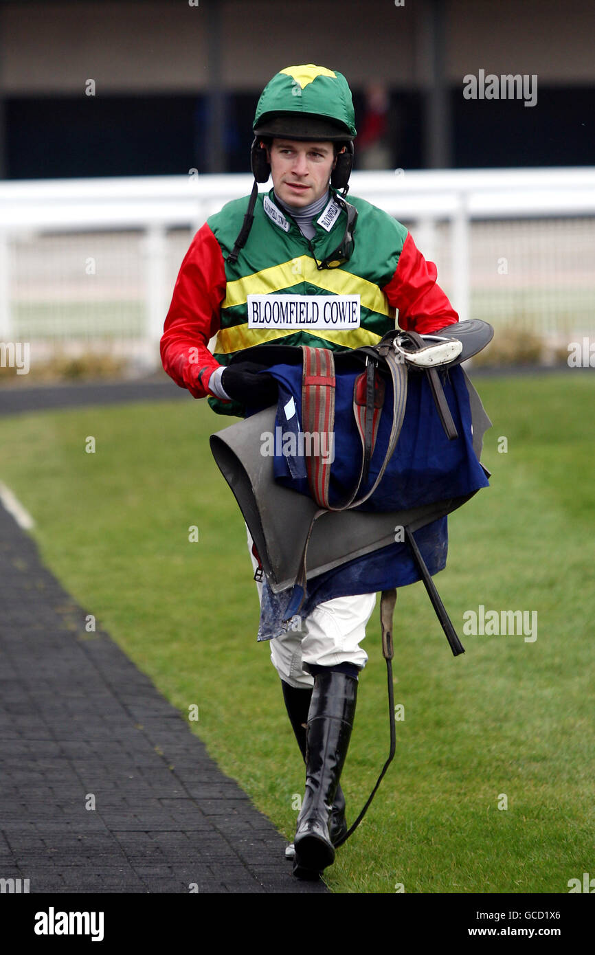 Horse Racing - Warwick Racecourse. Alex Merriam, Jockey Stock Photo - Alamy