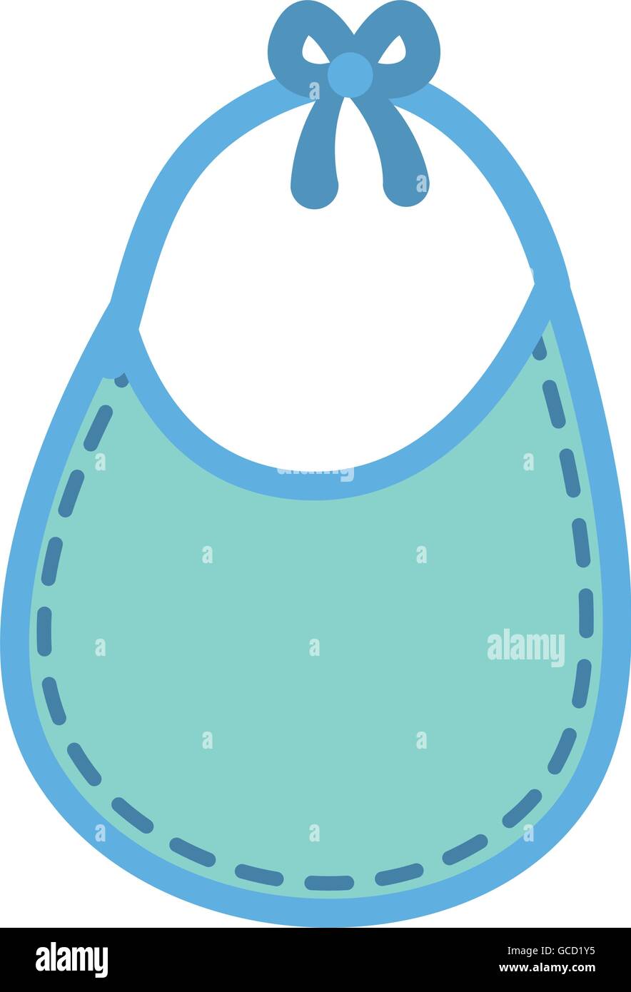 Bib icon. Baby concept. Vector graphic Stock Vector Image & Art - Alamy