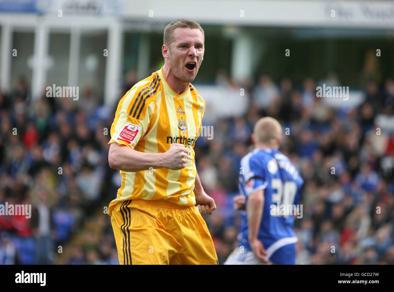 Newcastle uniteds kevin nolan celebrates scoring the equalizing goal hi ...