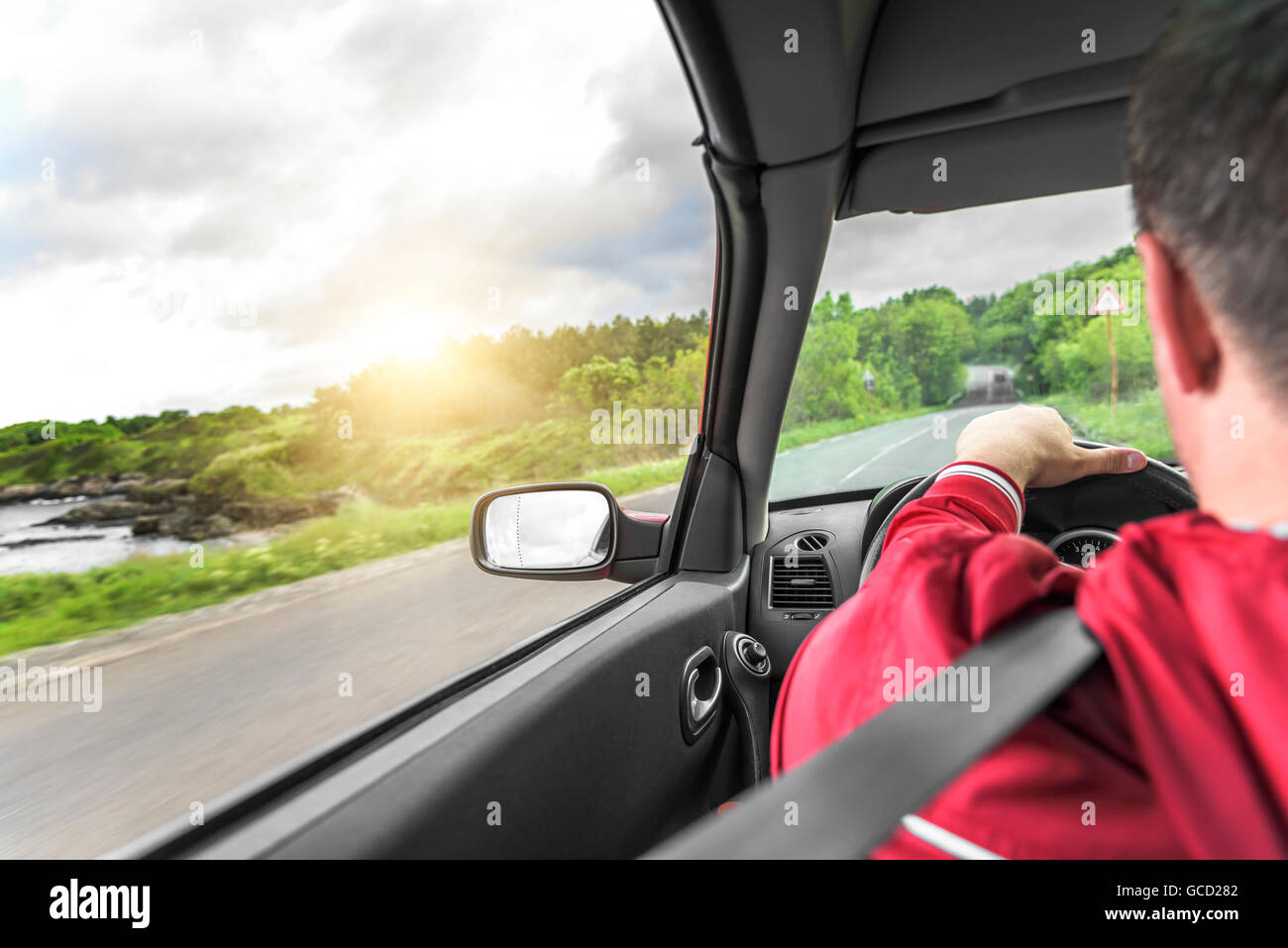 Convertible car view from inside hi-res stock photography and images ...