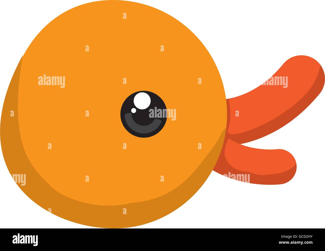 Cartoon duck icon. Animal concept. Vector graphic Stock Vector Image ...